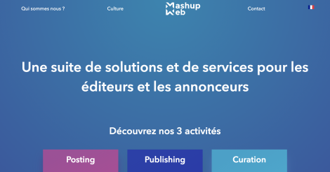 Mashup Web - Startup France